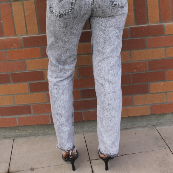 Levi's | Jeans | Rare Vintage Levi Grey Acid Wash Open Fly Jeans | Poshmark